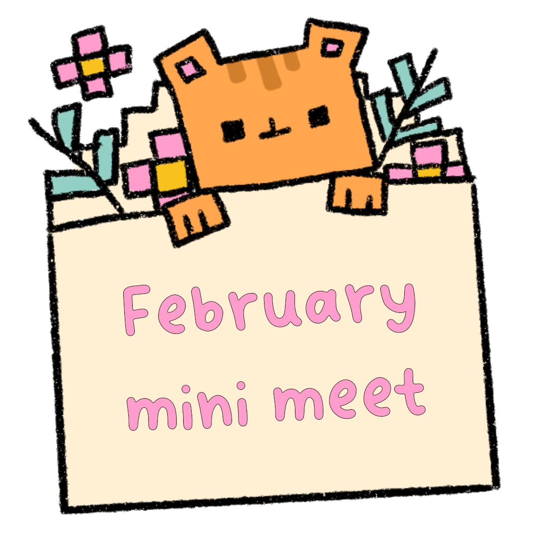 February Mini Meet – Catch Up, Chat & Plan – Suteki Stickers