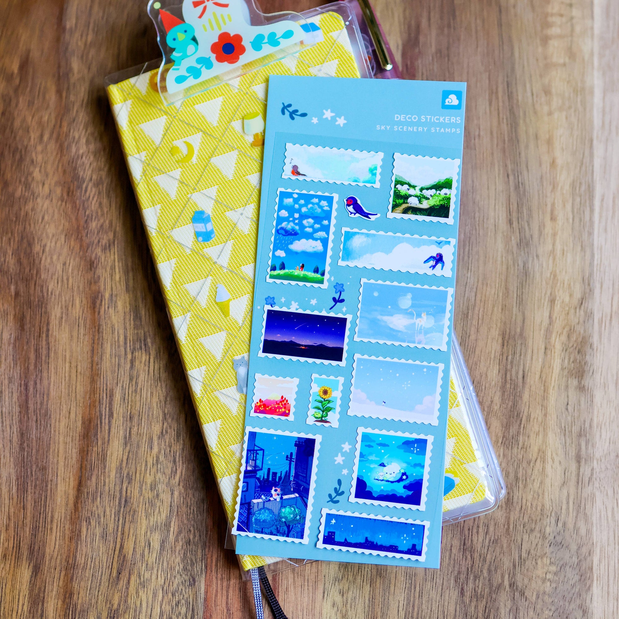 Sky Scenery Stamps Sticker Sheet – Suteki Stickers