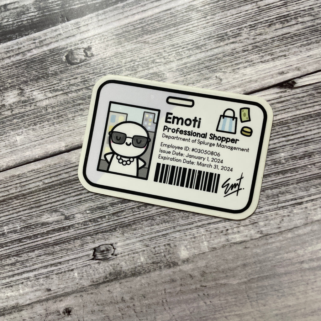 Professional shopper vinyl sticker – Suteki Stickers