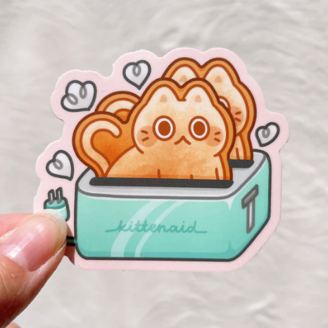 Toaster Cat – Suteki Stickers