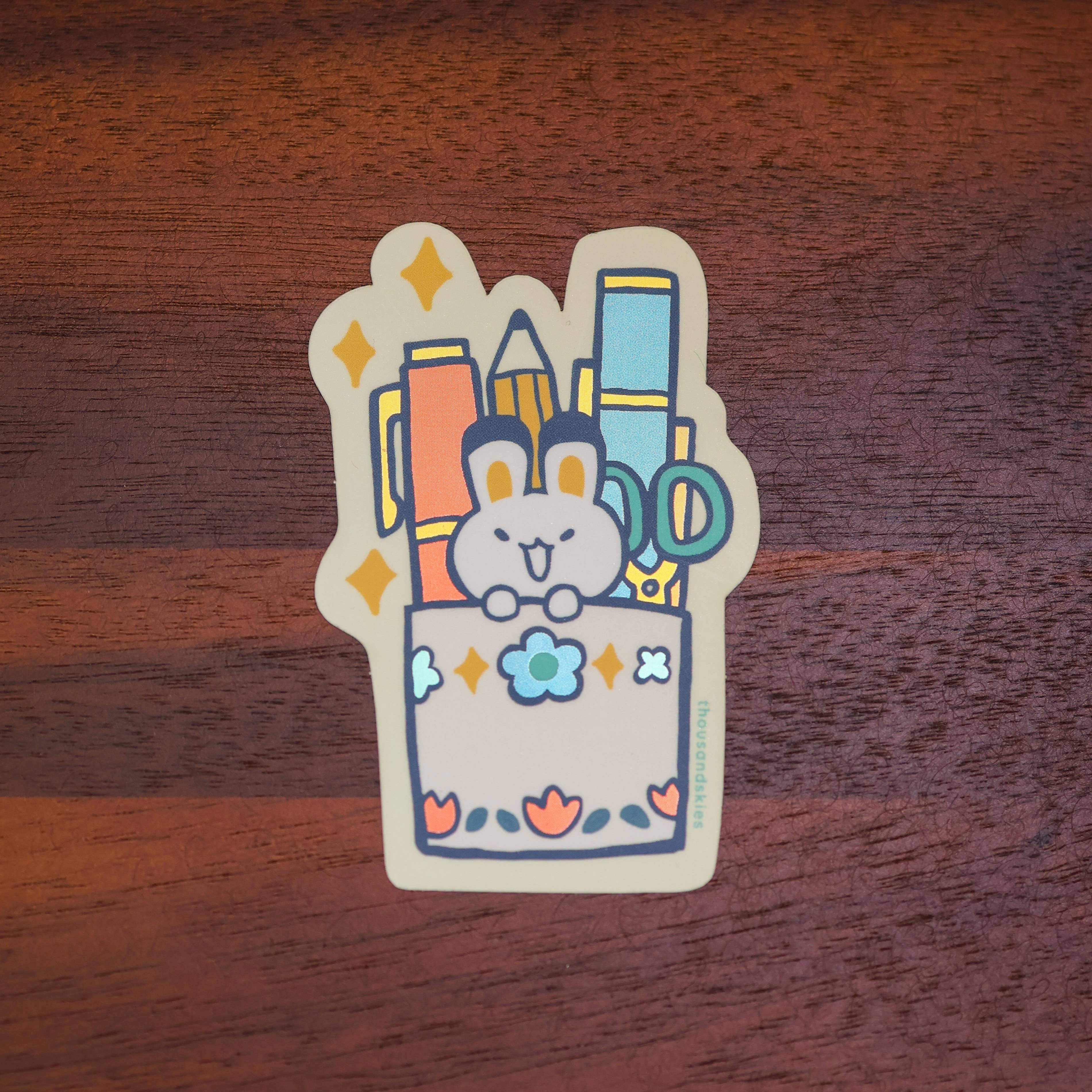 Pen Holder Vinyl Sticker – Suteki Stickers