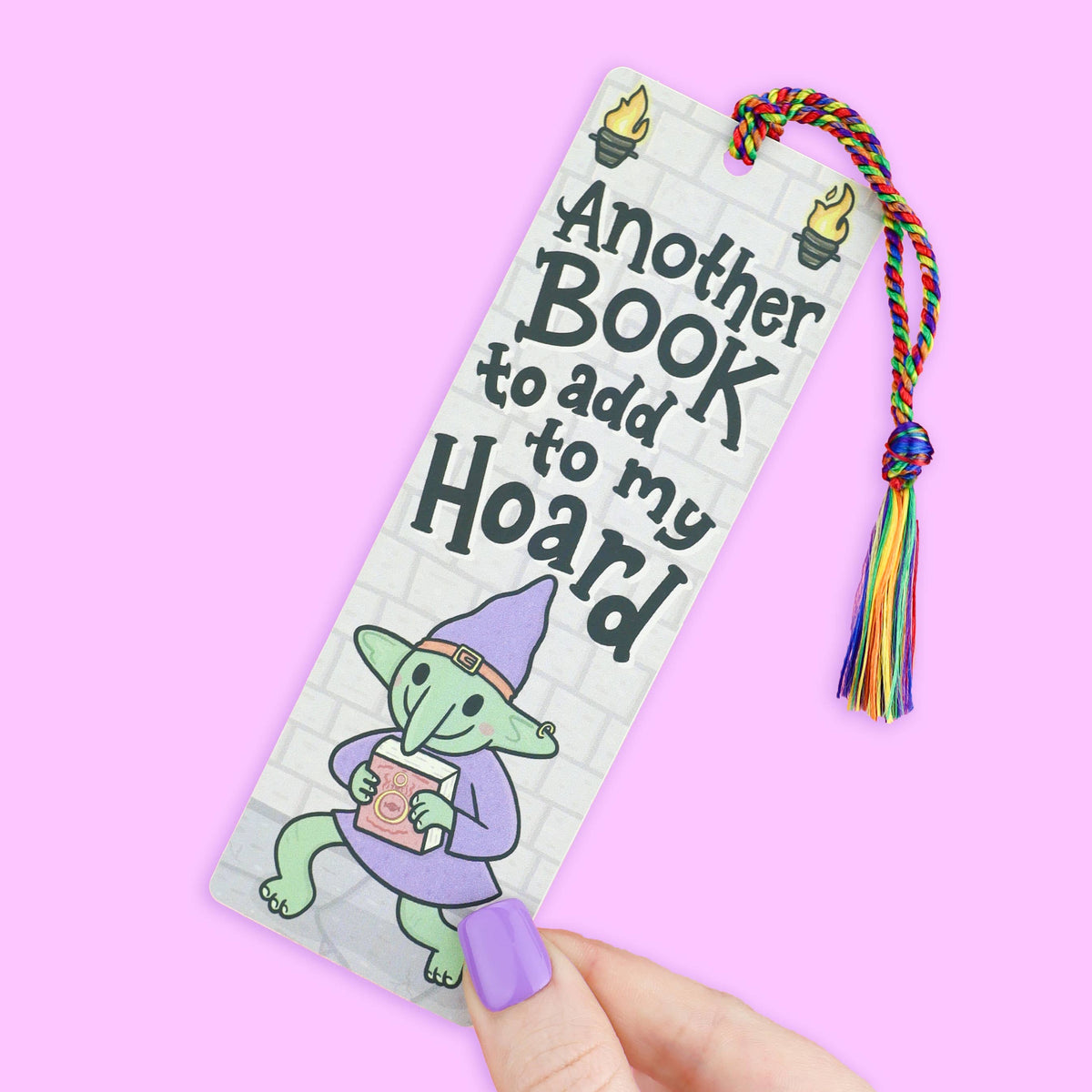 Book Hoarder Goblin Bookmark – Suteki Stickers
