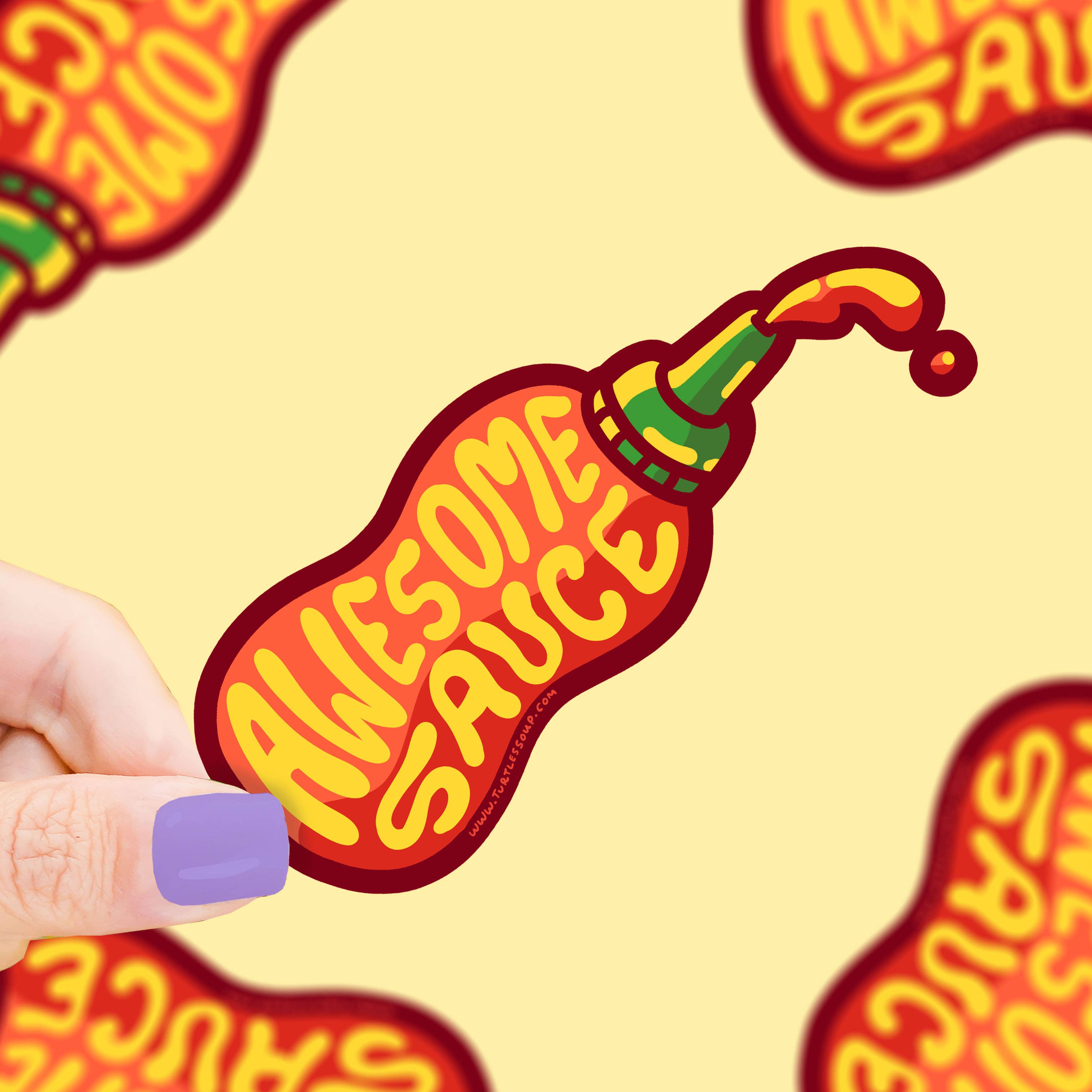 Awesome Sauce Vinyl Sticker – Suteki Stickers
